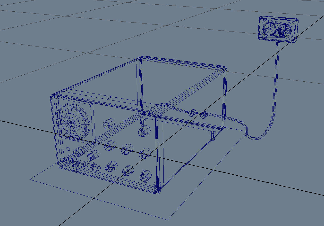 3D model Ham Radio Monitor Scope VR / AR / low-poly | CGTrader