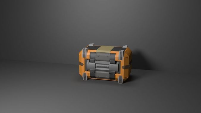 Hard Surface Model Box 3D model | CGTrader