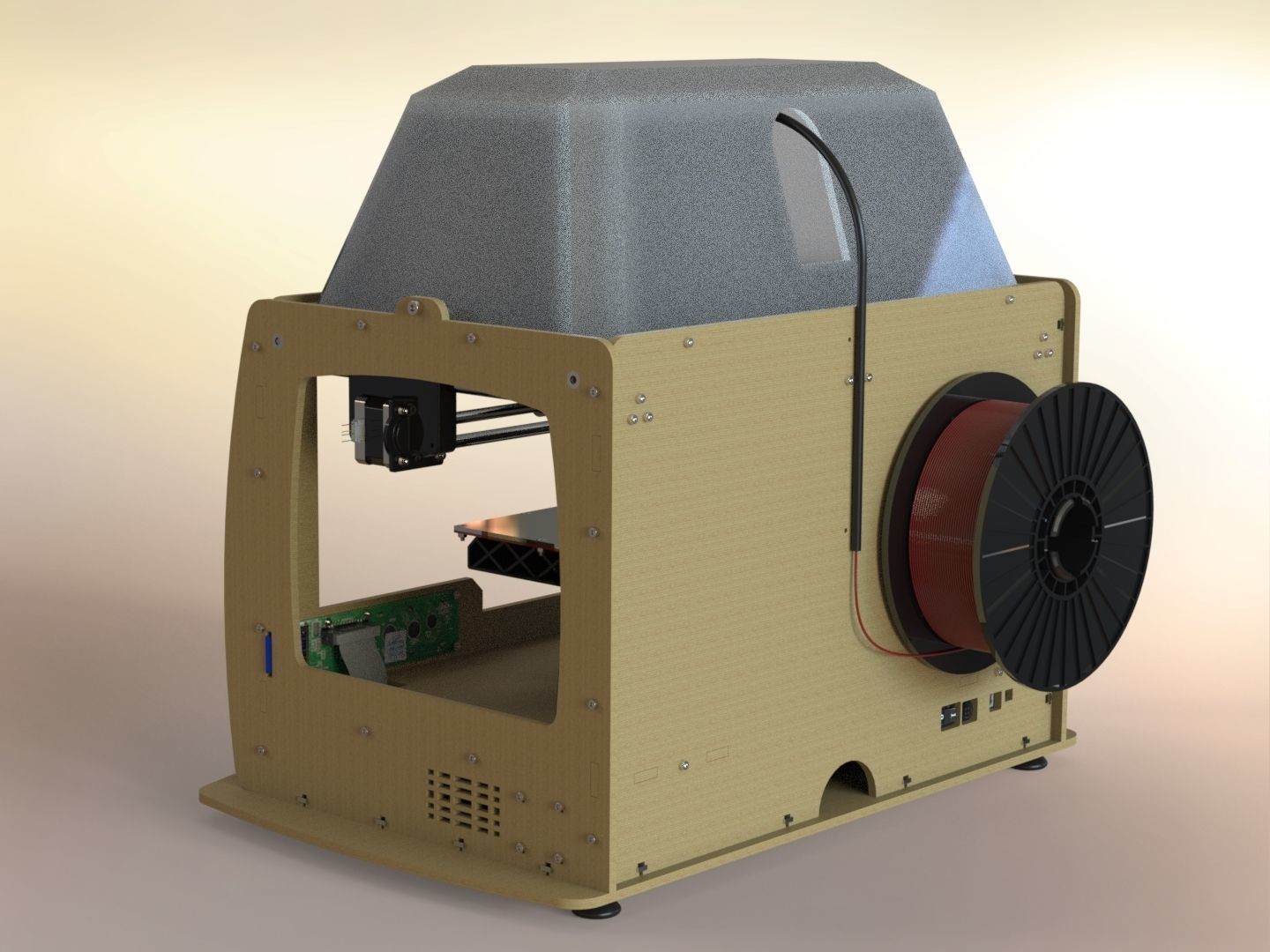 Replicator 3D printer 3D model | CGTrader