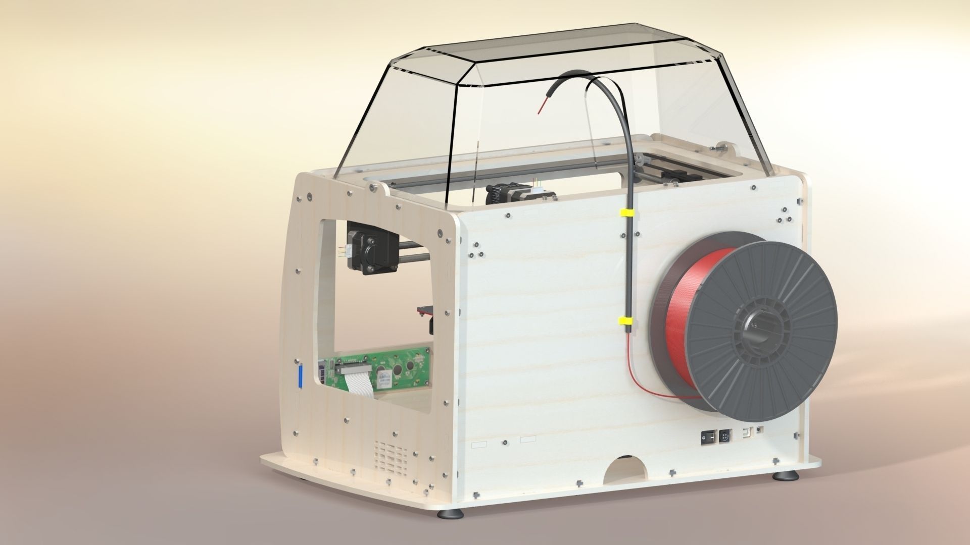 Replicator 3D printer 3D model | CGTrader