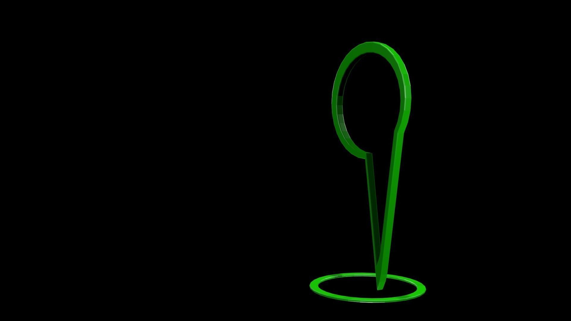 3D model Low poly Map Pointer VR / AR / low-poly | CGTrader