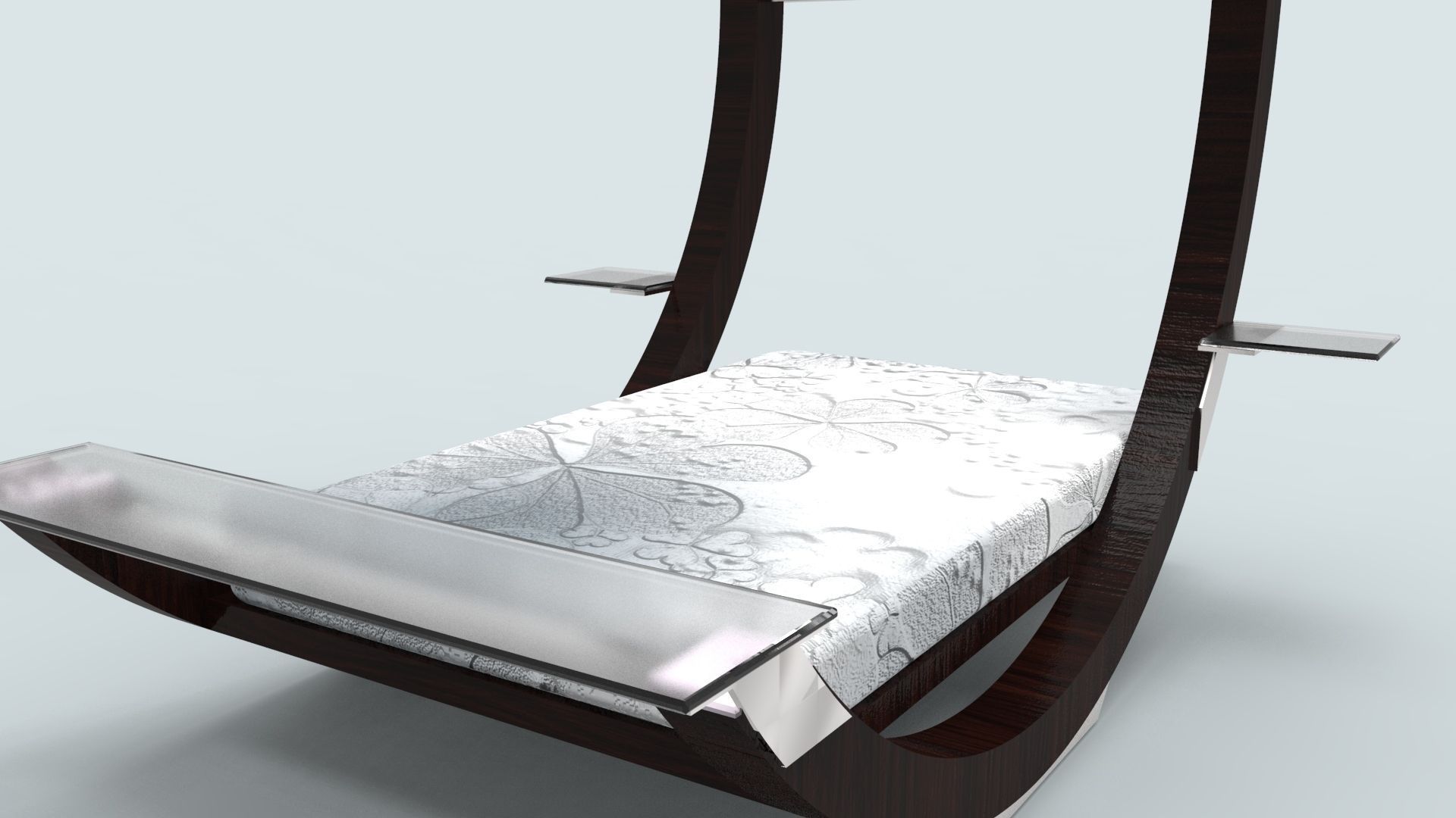 Moon shaped bed 3D model | CGTrader