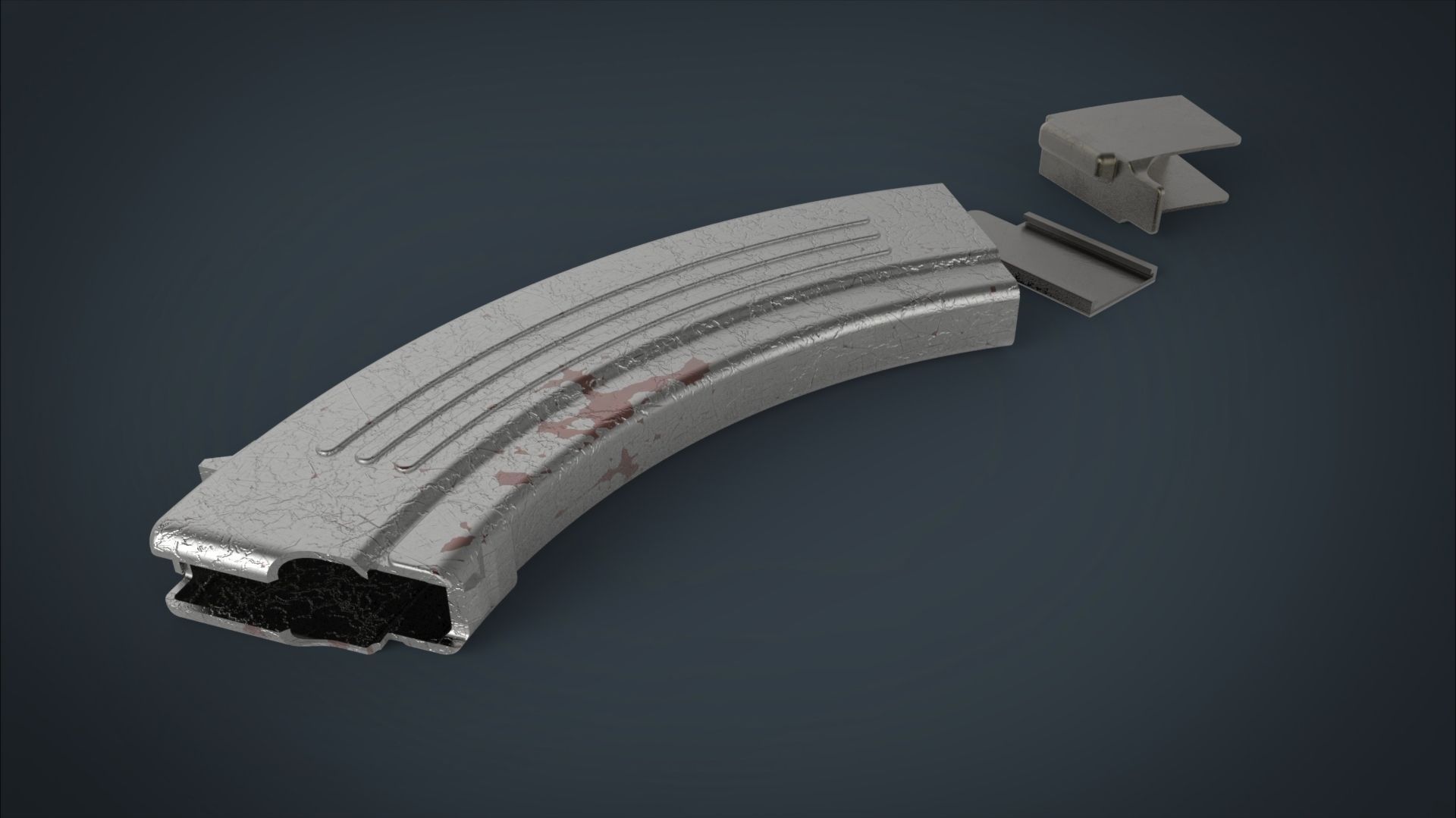 AK 47 metal magazines 3D model | CGTrader