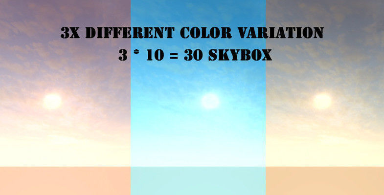 3D model Skybox Pack for games VR / AR / low-poly | CGTrader