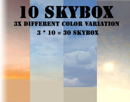 Low-poly Skybox 3D Models | CGTrader