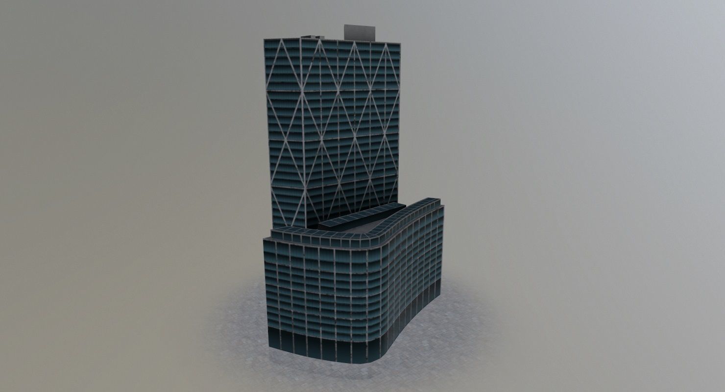 3D model London High Rise Pack VR / AR / low-poly | CGTrader