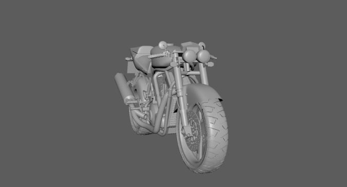 suzuki street fighter 3D model | CGTrader