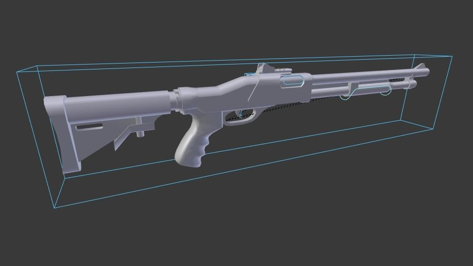 3D model RM 870 Shotgun VR / AR / low-poly rigged | CGTrader