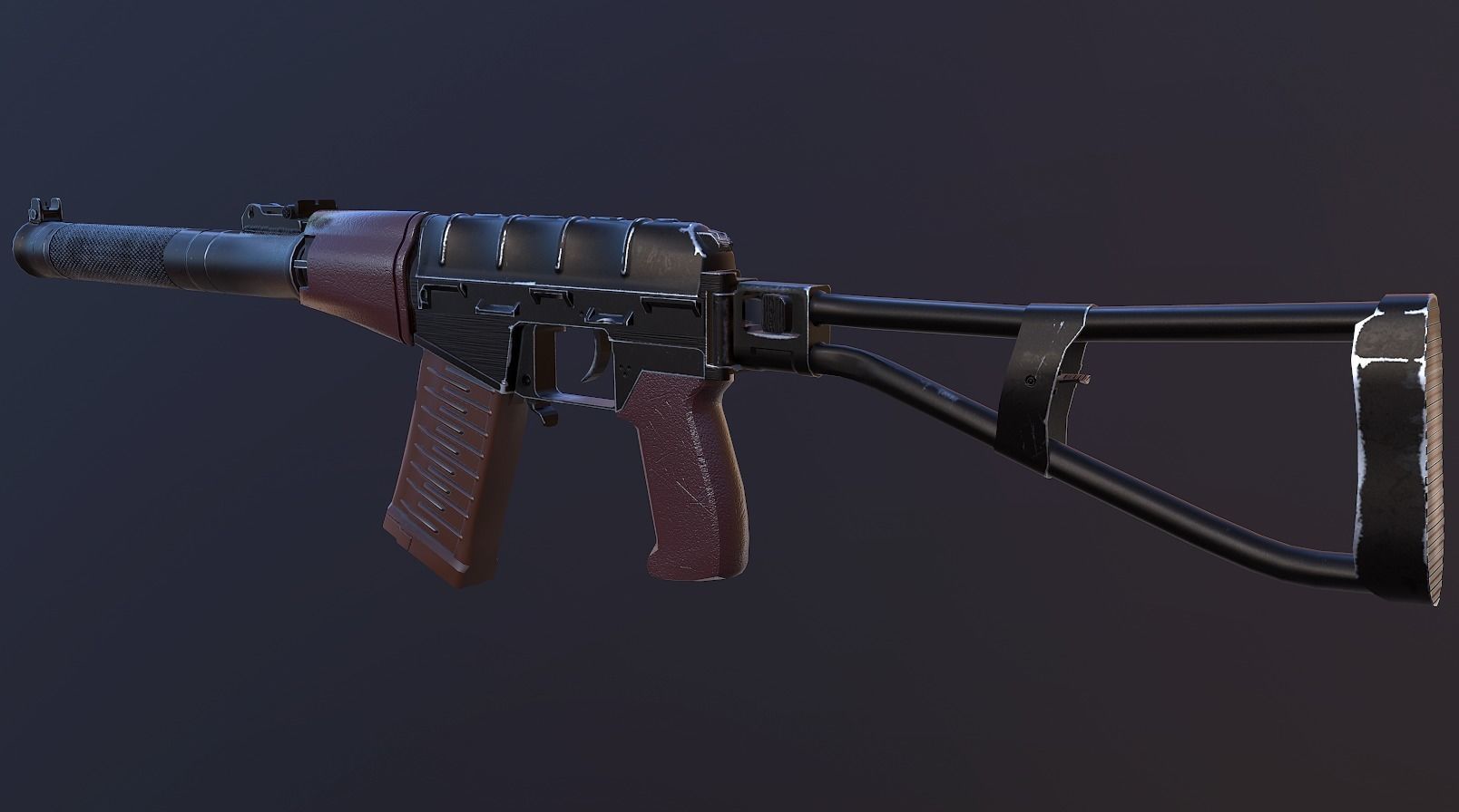 3D model game-ready AS VAL | CGTrader