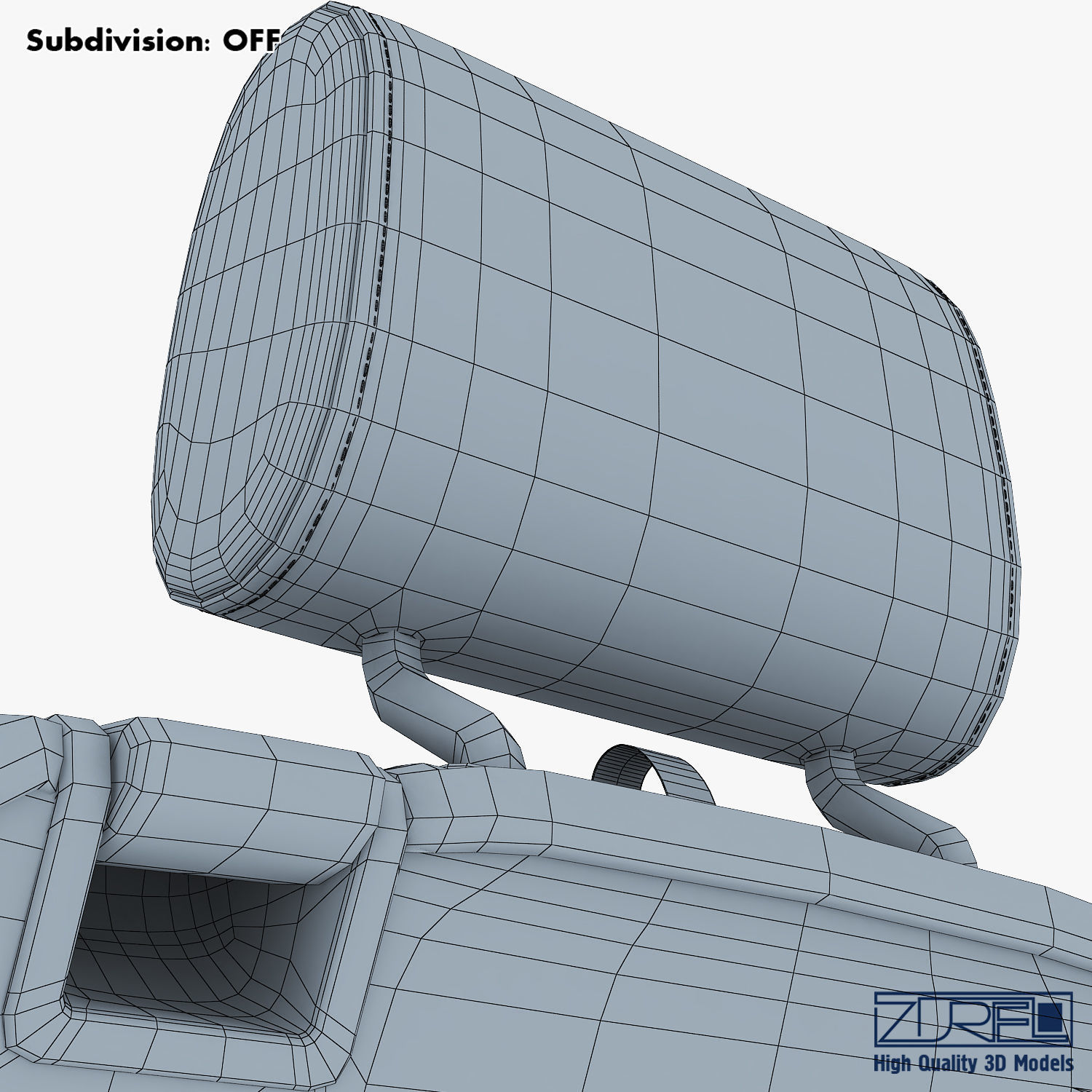 Car Seat Rear 3D model | CGTrader