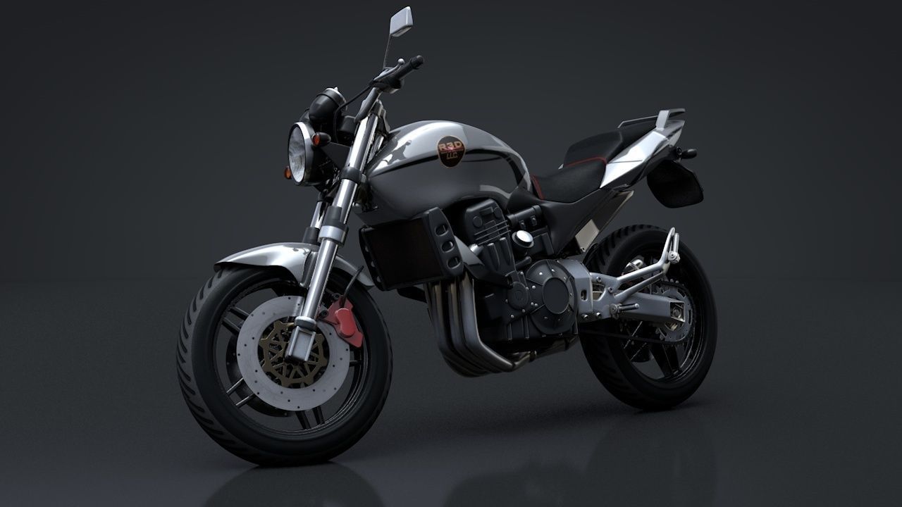 Sport Motorcycle with Rider Rigged C4D 3D model animated rigged | CGTrader