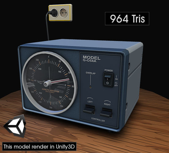 3D model Ham Radio Antenna Controller VR / AR / low-poly | CGTrader