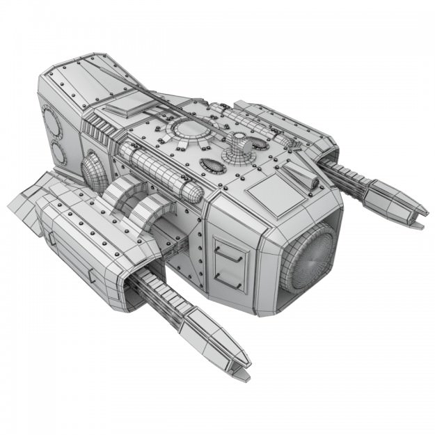 medium sentry drone 3D model | CGTrader