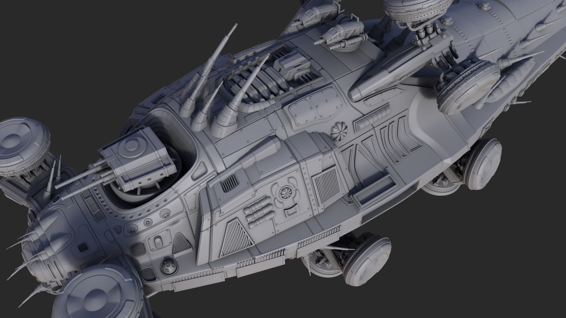 Matrix Airship 3D model | CGTrader