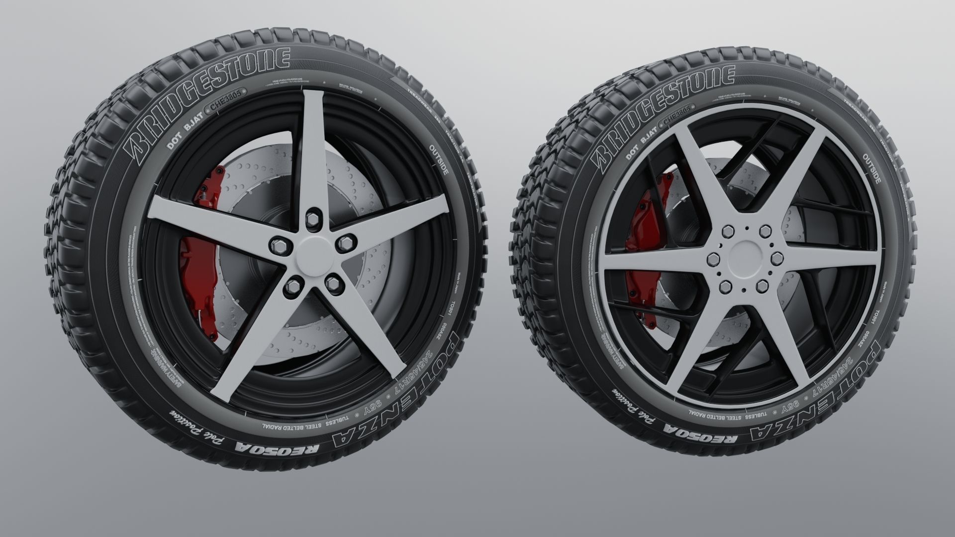 3D model Modern sport car lowpoly 3d rims VR / AR / low-poly | CGTrader