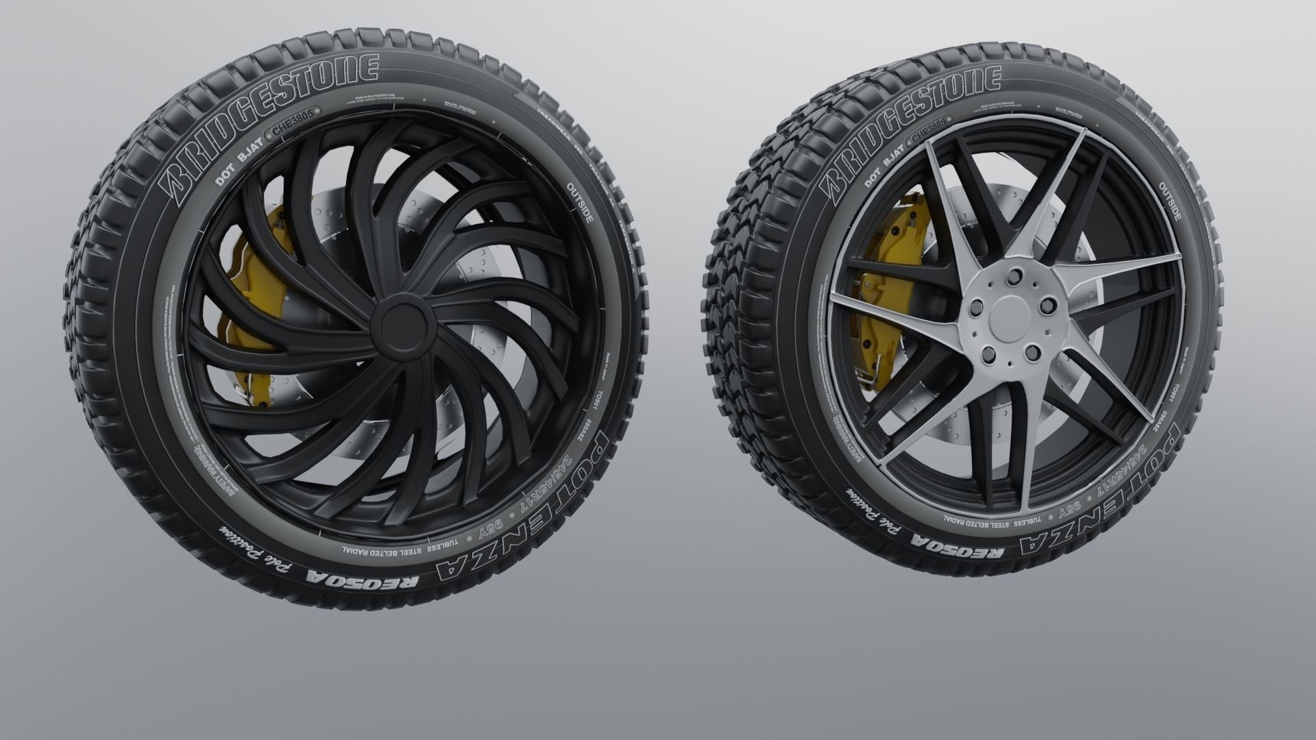 3D model Modern sport car lowpoly 3d rims VR / AR / low-poly | CGTrader