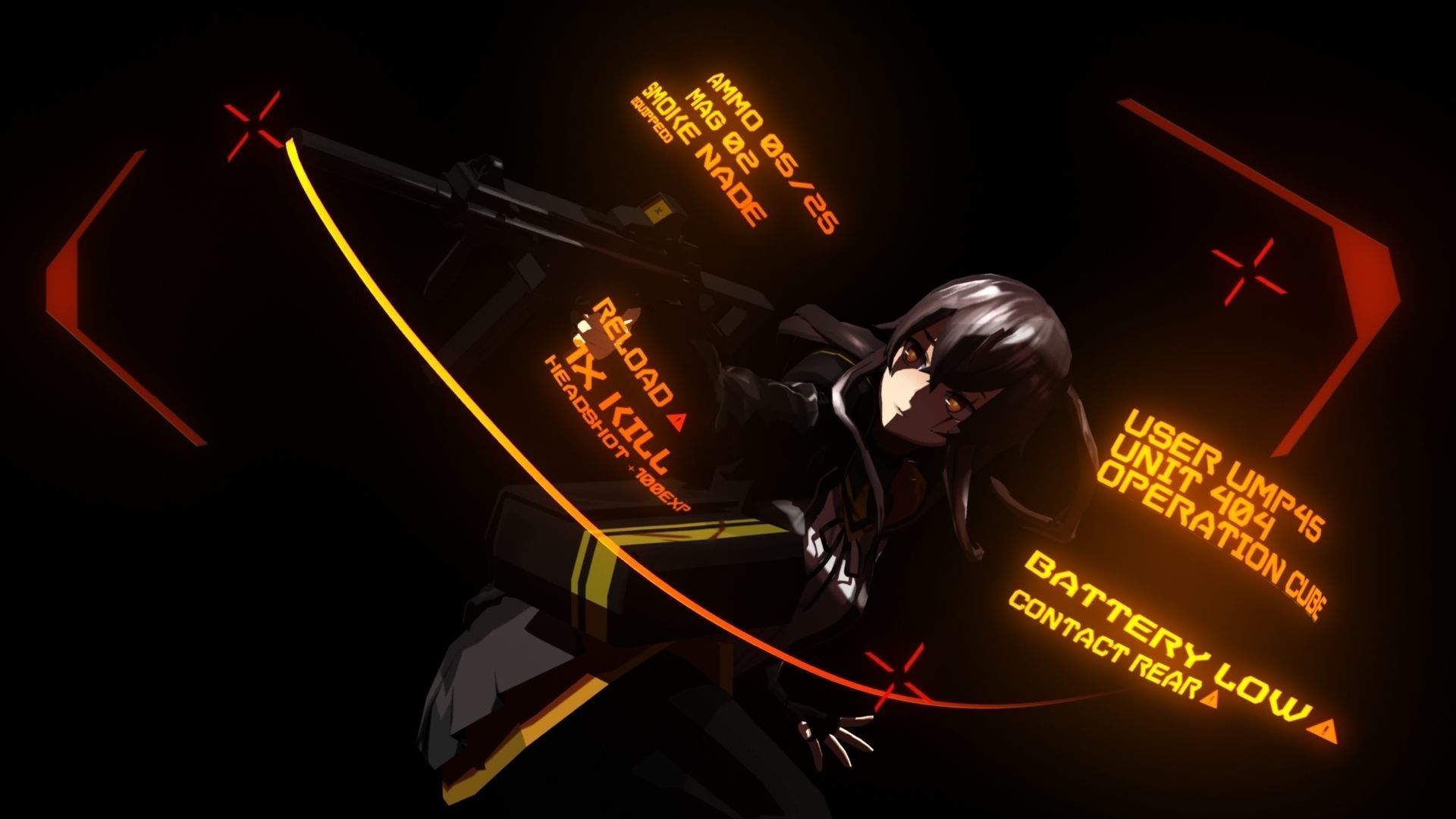 UMP45 Girls Frontline 3D model | CGTrader