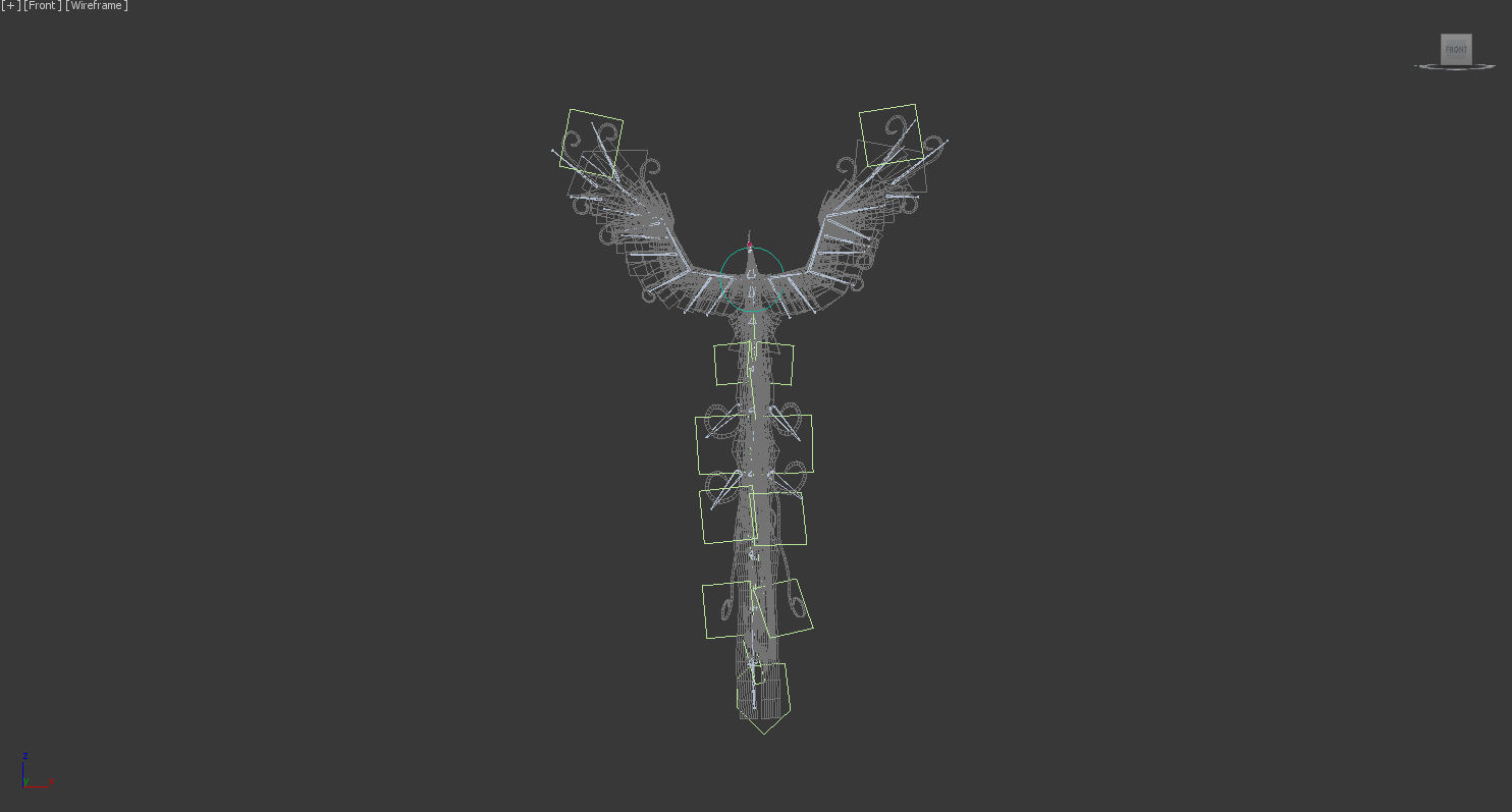 Phoenix - anka kusu 3D model animated rigged | CGTrader