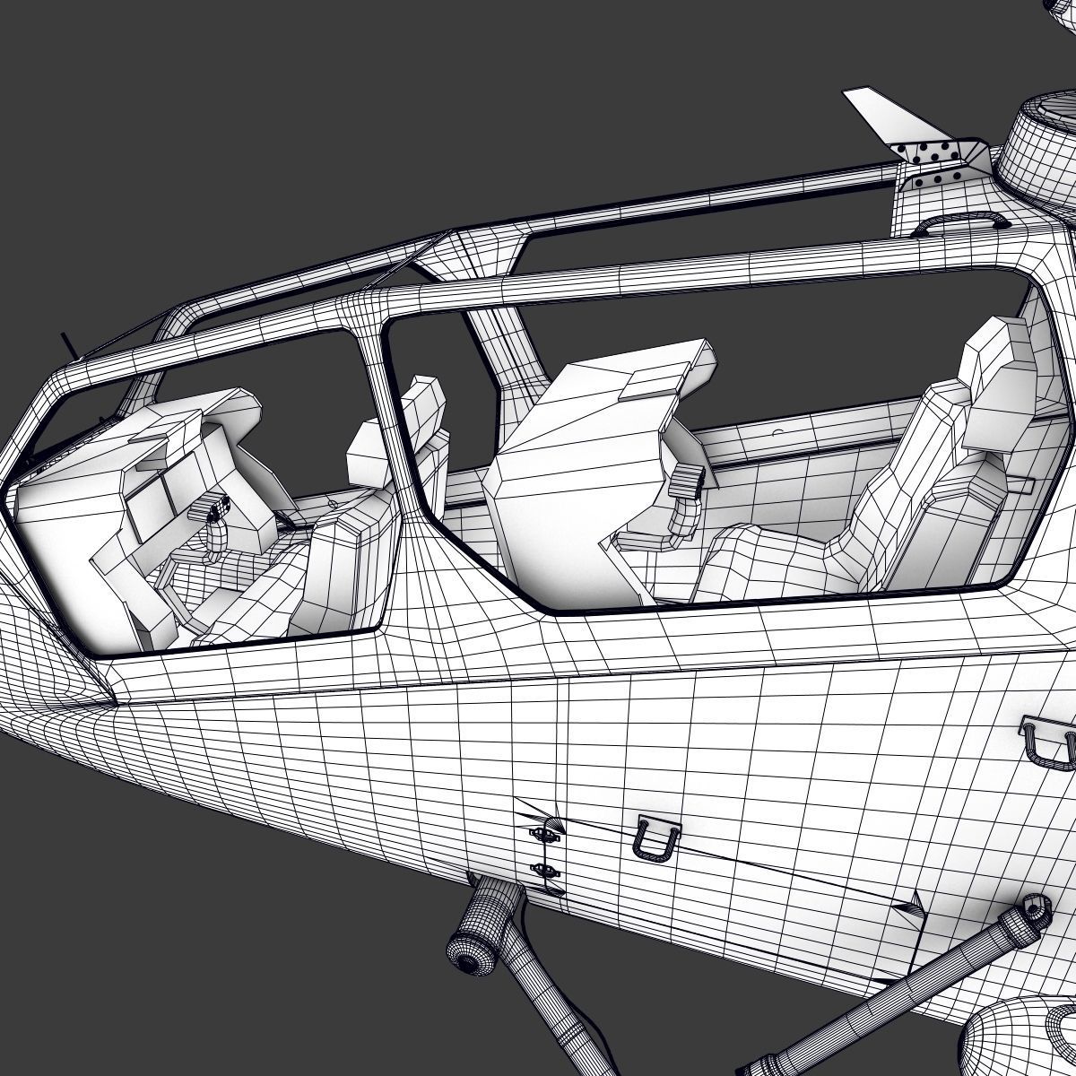 Kawasaki OH-1 Ninja 3D model | CGTrader