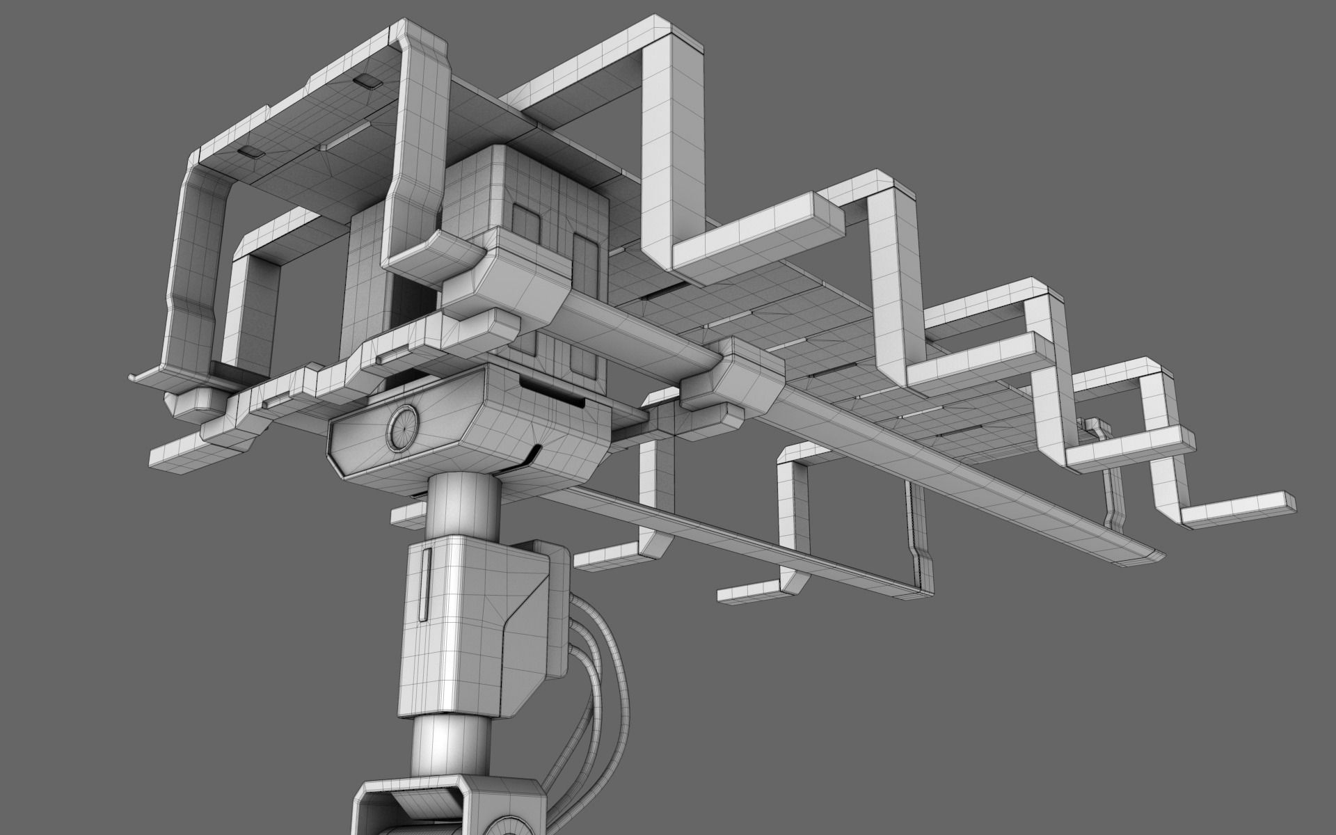 Sci Fi Lab Arm 3D model | CGTrader