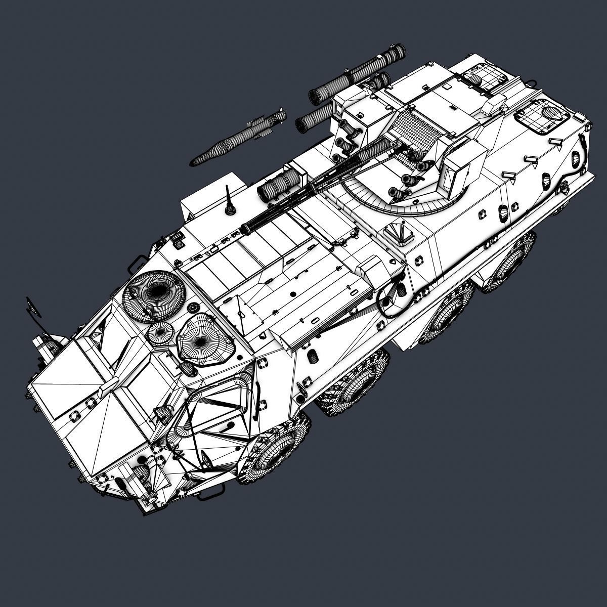 BTR-4E Bucephalus 3d model 3D model | CGTrader