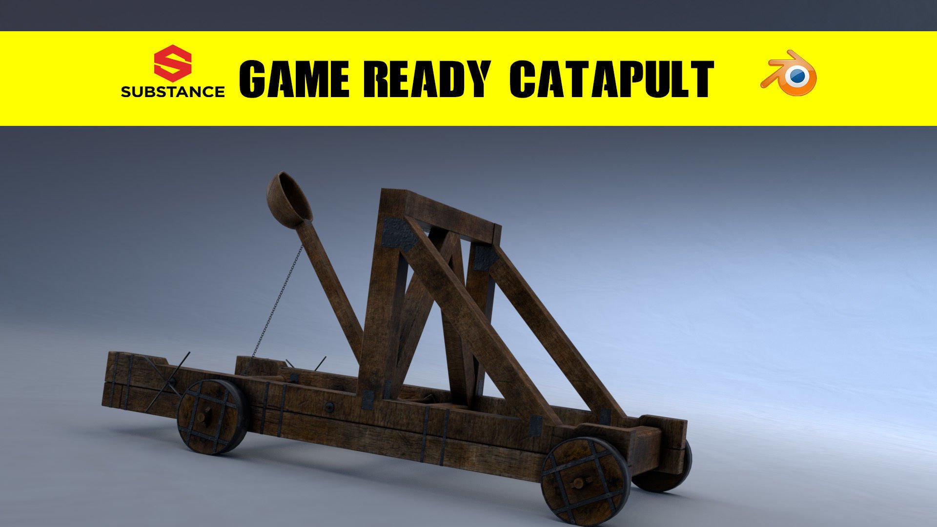 Game ready medieval catapult free VR / AR / low-poly 3D model | CGTrader