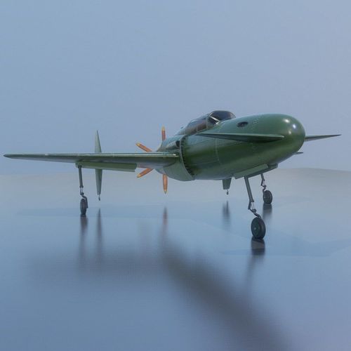 Canard Fighter Airplane 3D model | CGTrader