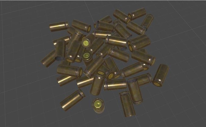 3D model 3D bullet shells model VR / AR / low-poly | CGTrader