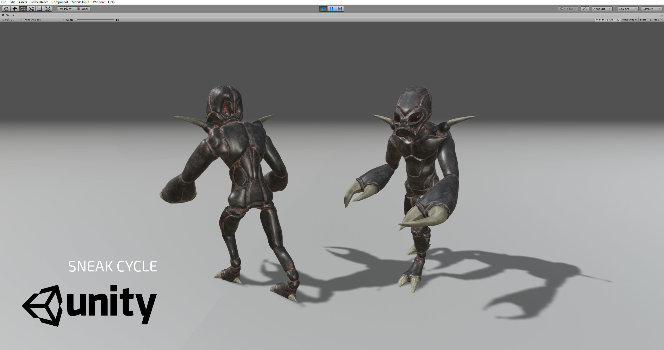 3D model Insectoid alien character - Rigged and animated VR / AR / low ...