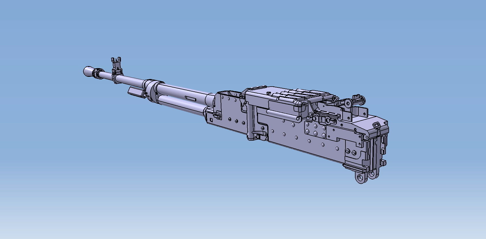 Machine Gun NSVT NSV KORD 3D model | CGTrader