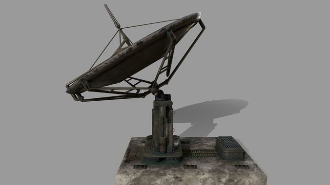 3D model satellite VR / AR / low-poly | CGTrader