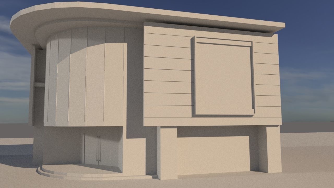 High Quality Corner Building 3D model | CGTrader