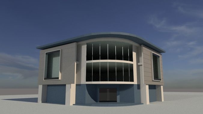 High Quality Corner Building 3D model | CGTrader