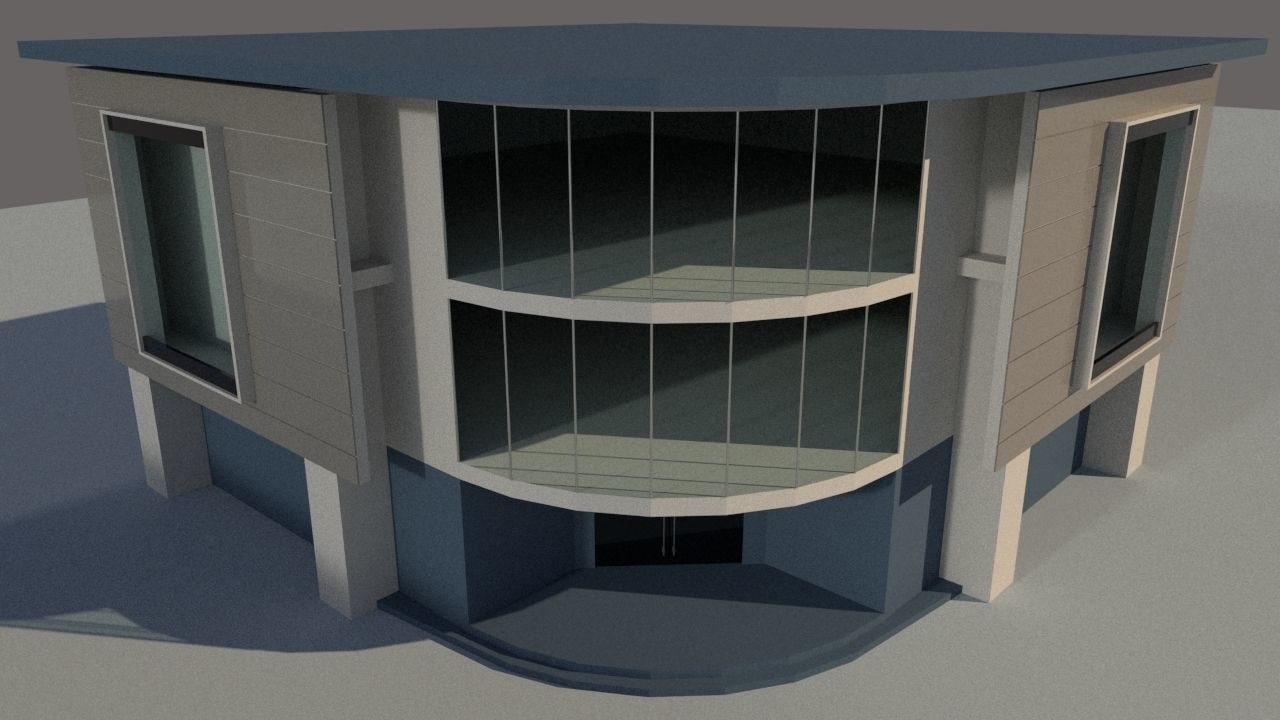 High Quality Corner Building 3D model | CGTrader