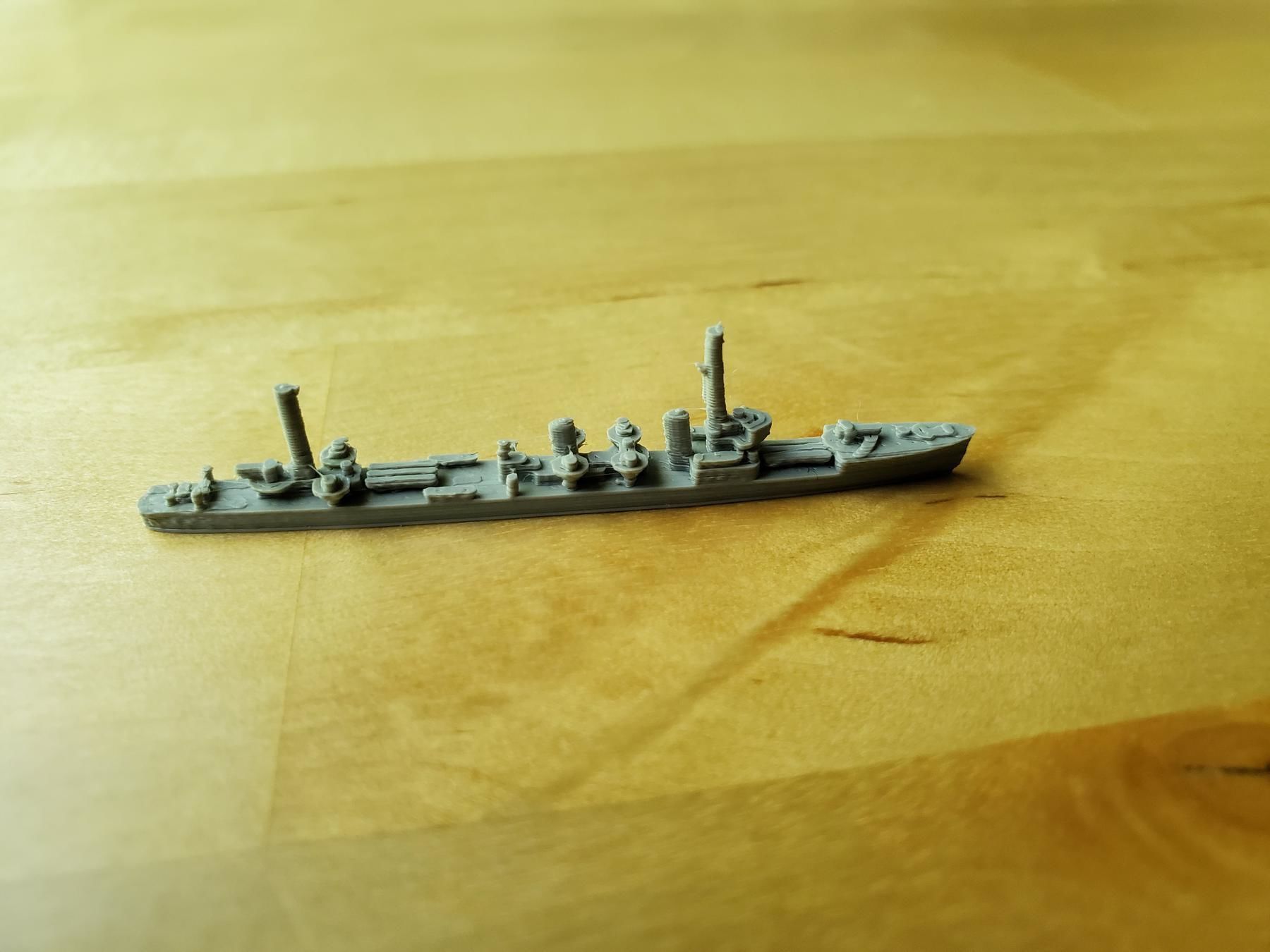 Japanese Mutsuki Class Destroyer Warship 3D model 3D printable | CGTrader