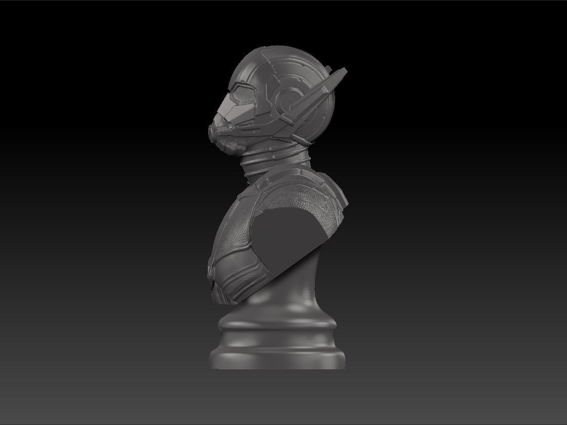 Antman wasp bust 3D model 3D printable | CGTrader