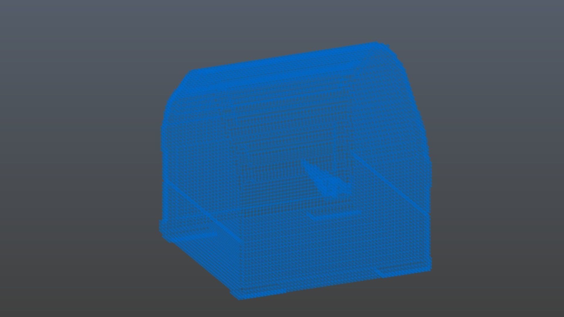 Chest voxel 3D model | CGTrader