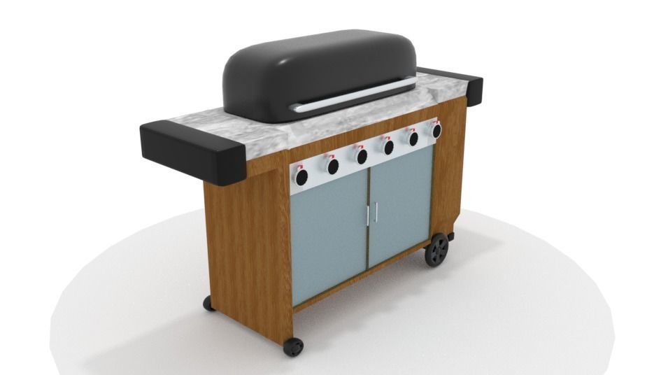 Barbecue Grill free VR / AR / low-poly 3D model | CGTrader