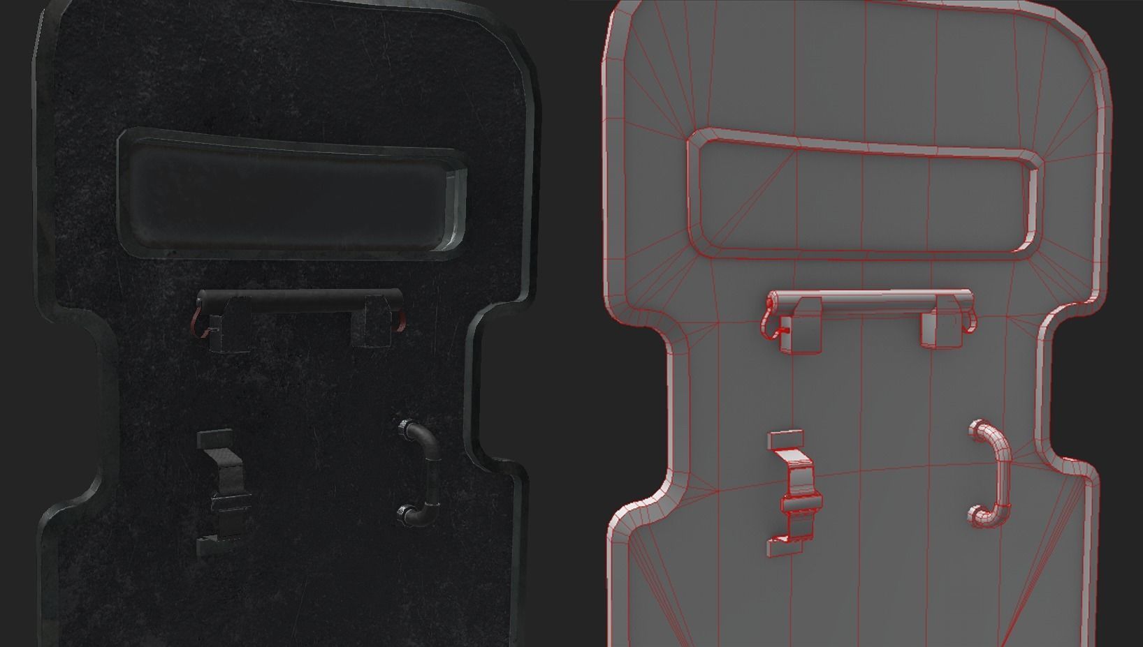 3D model Police Shield low-poly 3D model VR / AR / low-poly | CGTrader