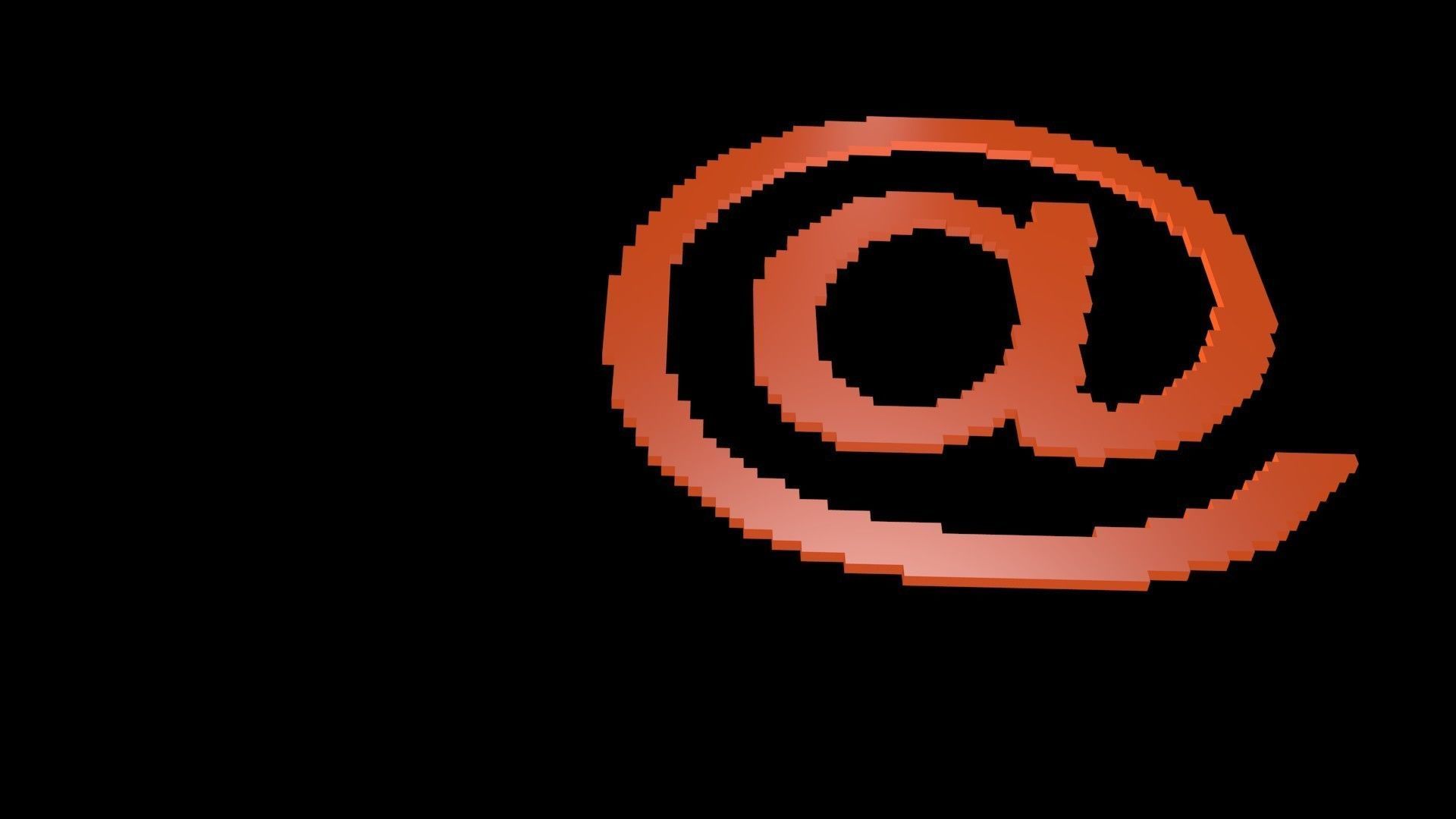 Doggy symbol voxel 1 3D model | CGTrader