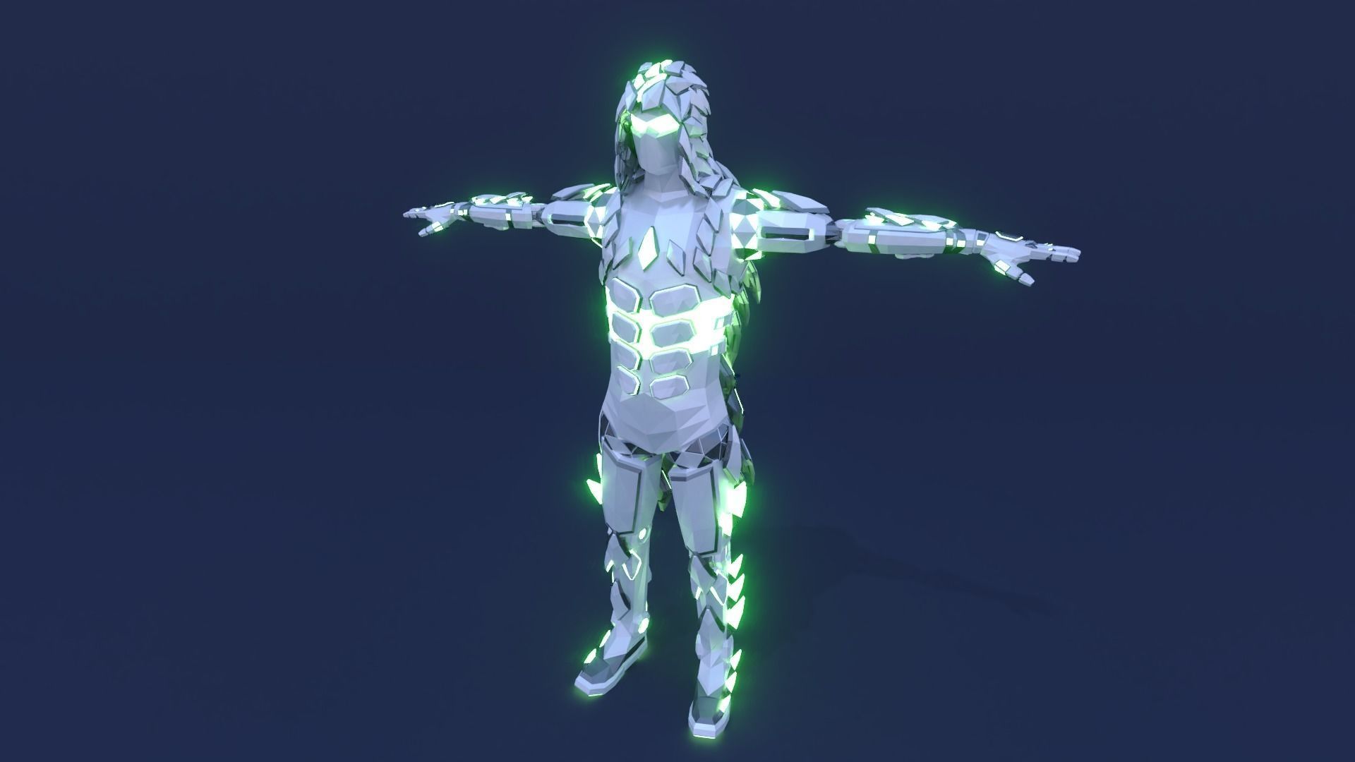 Sci Fi Character Assassin Robot 3D model rigged | CGTrader