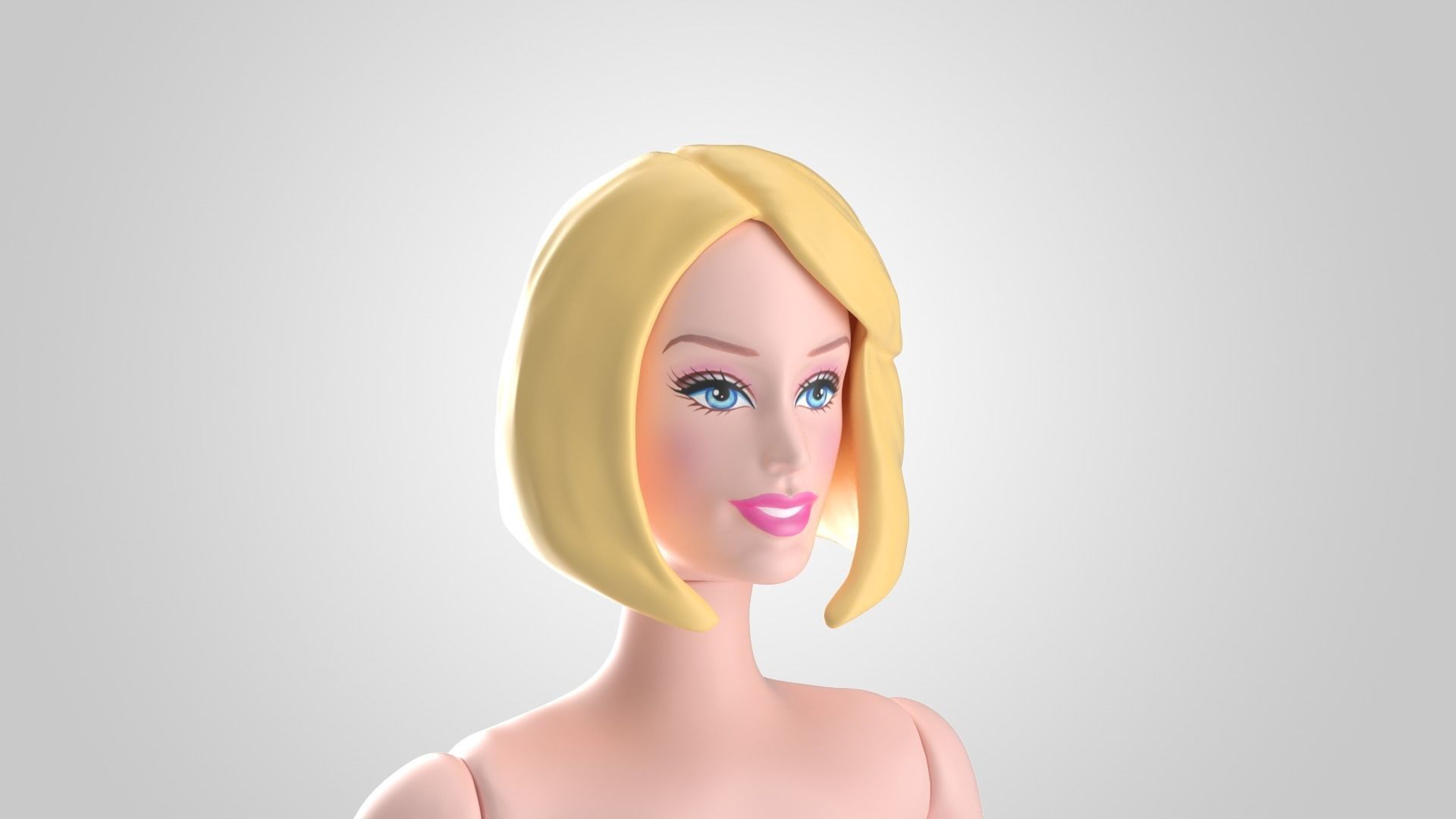 Barbie doll 3D model | CGTrader