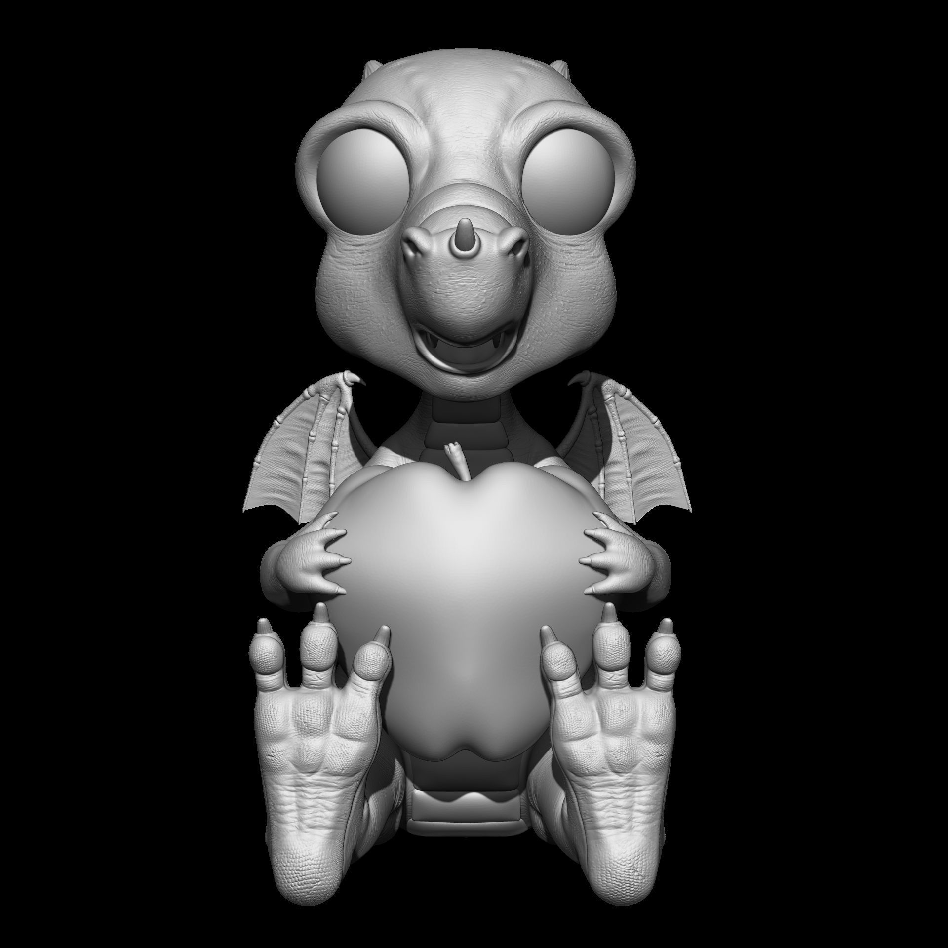 baby dragon 3D model | CGTrader