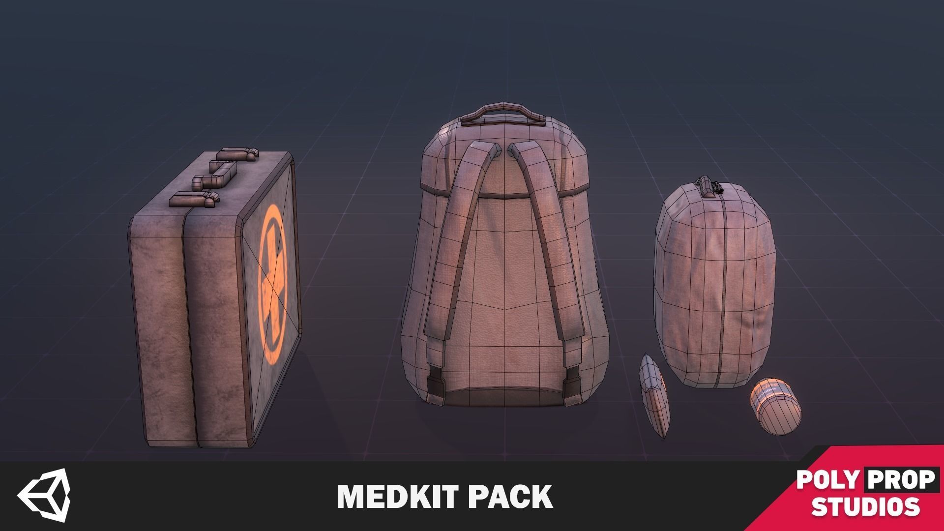 3D model Medkit Pack VR / AR / low-poly | CGTrader