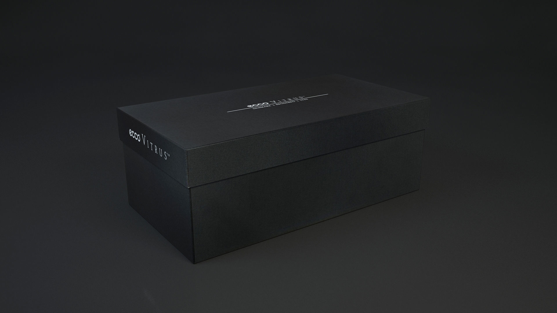Shoe box ECCO free 3D model | CGTrader