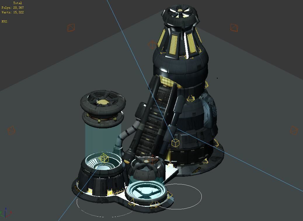 Functional mechanical object 05 3D model | CGTrader