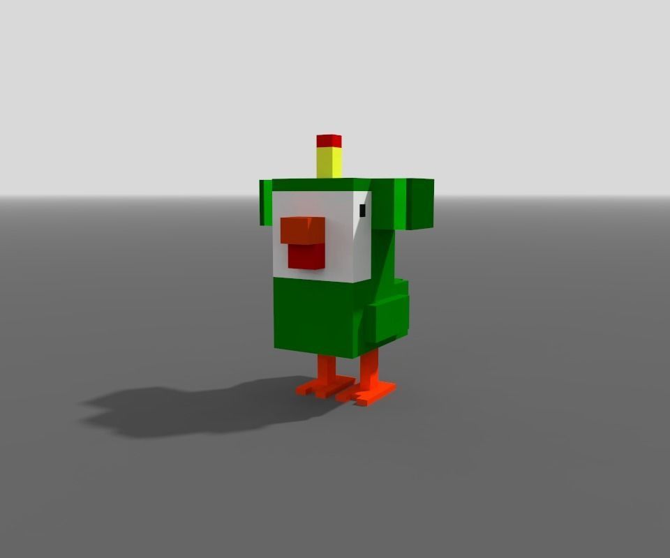 3D model Voxel Katamari Chicken VR / AR / low-poly | CGTrader