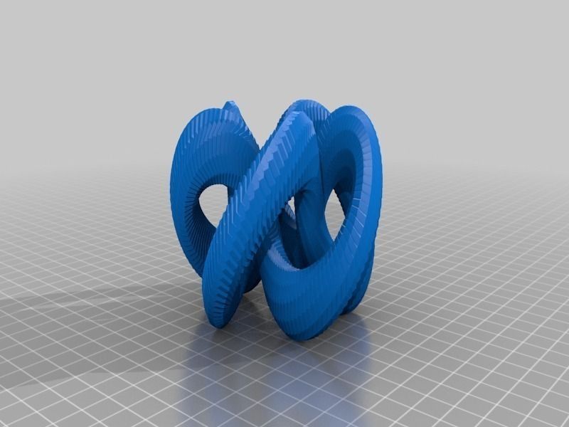 Parametric Knot free 3D model 3D printable | CGTrader
