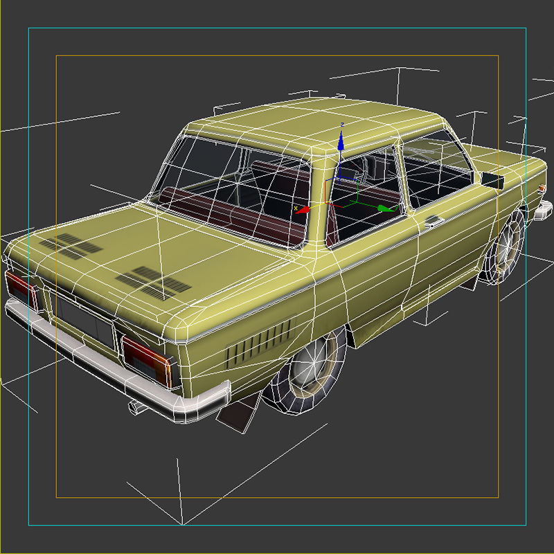 3D model zaz 968 VR / AR / low-poly | CGTrader