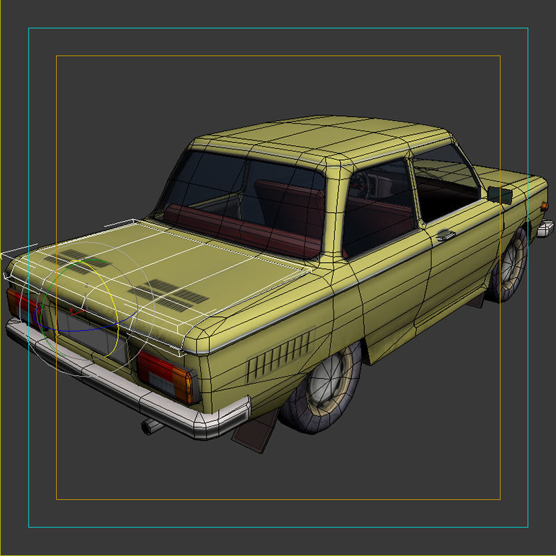3D model zaz 968 VR / AR / low-poly | CGTrader